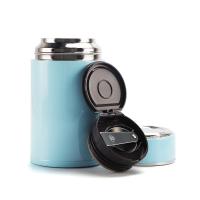China Hot Sale Stainless Steel Vacuum Flask Food Container Thermos Lunch Box with Spoon for sale
