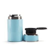 China Hot Sale Stainless Steel Vacuum Flask Food Container Thermos Lunch Box with Spoon for sale