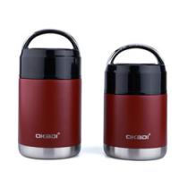 China Eco Friendly 650ml Stainless Steel Vacuum Flask Food Storage Container with Handle for sale