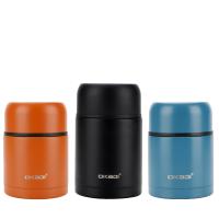 China 2020 hot selling Customized Logo Double Wall Stainless Steel Insulated Kids Food Container Flask for Keep Food hot for sale