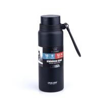 China Vacuum insulated coffee bottle 650ml/22oz Thermos bottles Stainless steel keep hot&cold drink metal water flask for sale