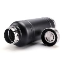 China Wide Mouth Coldest Vacuum Insulated Thermal Stainless Steel Sports Bottle Bottle With Steel Steel Handle Lid for sale