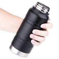 China Wide Mouth Coldest Vacuum Insulated Thermal Stainless Steel Sports Bottle Bottle With Steel Steel Handle Lid for sale