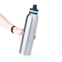China RTS 24OZ&32OZ Double Wall Vacuum Insulated Stainless Steel Water Bottle Metal Thermos Flask Stainless Steel Sports Water Bottle for sale