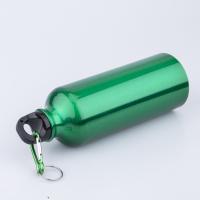 China cheap custom black 500ml aluminum beer bottle,  with plastic lid sports drinking water bottle aluminum wholesale for sale