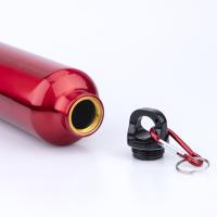 China cheap custom black 500ml aluminum beer bottle,  with plastic lid sports drinking water bottle aluminum wholesale for sale