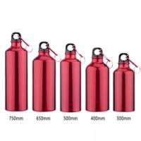 China cheap custom black 500ml aluminum beer bottle,  with plastic lid sports drinking water bottle aluminum wholesale for sale