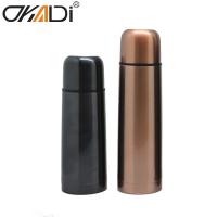 China Vacuum stainless steel hot water bottle warhead series portable business cup for sale