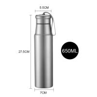 China Customized Thermos Double Wall Stainless Steel Thermos  Water Bottle Vacuum Flask with Handle for sale