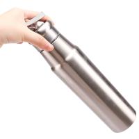 China Customized Thermos Double Wall Stainless Steel Thermos  Water Bottle Vacuum Flask with Handle for sale