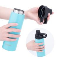 China 900ml  stainless steel vacuum sports bottle custom thermoses hot water bottle manufacturer for sale