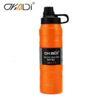 China 900ml  stainless steel vacuum sports bottle custom thermoses hot water bottle manufacturer for sale