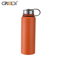 China 2022 Hot sell double wall stainless steel gym water bottle 900ml for sale