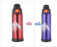 China 650ml 2019 new fashion Thermos Vacuum Insulated  Compact sport  Beverage Bottle black for sale