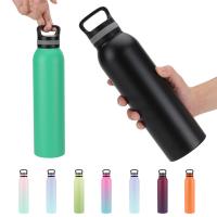 China 32OZ eco friendly metal double wall custom vacuum insulated ss water bottle bike for outdoor sport for sale