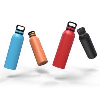 China 21oz Orange Blue Thermos Flask Yongkang Vacuum Bottle, Double Wall Stainless Steel Vacuum Flask Water Bottles Black & Silver for sale