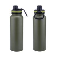 China 32 oz Vacuum Insulated Stainless Steel Leak Proof Double Wall BPA Free Water Bottle Keeps Hot & Cold Thermos Sports  Water Flask for sale