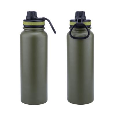 China 32 oz Vacuum Insulated Stainless Steel Leak Proof Double Wall BPA Free Water Bottle Keeps Hot & Cold Thermos Sports  Water Flask for sale