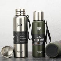 China 500ML Stainless Steel Vacuum Flask Custom Laser Engraved Logo, Thermal Travel Cup Double Wall Stainless Steel Thermos for sale