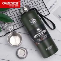 China 500ML Stainless Steel Vacuum Flask Custom Laser Engraved Logo, Thermal Travel Cup Double Wall Stainless Steel Thermos for sale