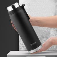 China Custom Logo OEM Bpa Free Powder Coated 18/8 Insulated Double Wall Stainless Steel Metal Sport Drink Water Bottle for sale