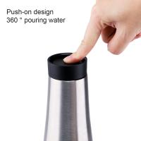 China Customization Double Wall Stainless Steel Vacuum Insulated 360 Angle water outlet Metal Thermos Flask Sports Water Bottle for sale