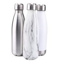 China Custom 500ml Fashion Air Transfer Printing Vacuum Insulated Stainless Steel Thermal Flask Thermos Bottle for sale
