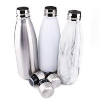 China Custom 500ml Fashion Air Transfer Printing Vacuum Insulated Stainless Steel Thermal Flask Thermos Bottle for sale
