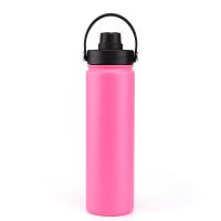 China Multiple Lid Customized Replace The Lid Double Wall Stainless Steel Vacuum Insulated Sport Water Bottle for Gym for sale