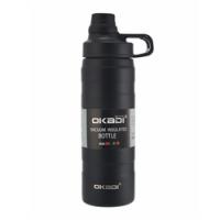 China 2019 wholesale vacuum insulated water bottle stainless steel flask with straw for sale