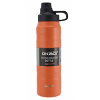 China 2019 wholesale vacuum insulated water bottle stainless steel flask with straw for sale