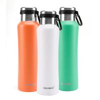 China GYM Double Insulated Travel Stainless Steel Vacuum Thermos Sports Drinking Flask Double Wall Flask Water Bottle for sale