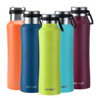 China GYM Double Insulated Travel Stainless Steel Vacuum Thermos Sports Drinking Flask Double Wall Flask Water Bottle for sale