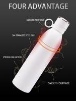 China Best Seller Drinkware Custom Printed Vacuum Flask Double Wall Stainless Steel Insulated Ring water bottle for sale