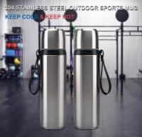 China Thermoflask 20 oz Vacuum flask, 18/8 Stainless Steel Double Wall Insulated Water Bottle for sale