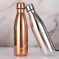 China Lowr MOQ Selling 500ML  UV Gold Color Stainless Steel Vacuum Thermos Mug CUP In Stock for sale