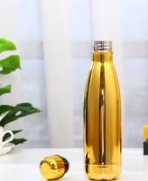 China Lowr MOQ Selling 500ML  UV Gold Color Stainless Steel Vacuum Thermos Mug CUP In Stock for sale