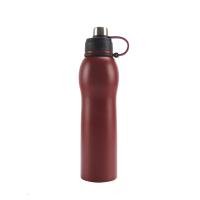 China OKADI 20oz 304 SS Drink Water Bottle Sport Stainless Steel Vacuum Flask Water Bottle with Rope for sale