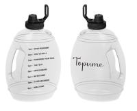 China Customized Optional PE Plastic Sports Bottle For Outdoor Travel Camping Hiking for sale