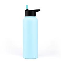 China Hot Sale OEM Double Wall Vacuum Flask Insulated Stainless Steel Water Bottle With Customer Logo 15oz  18oz 32oz for sale