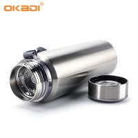 China 760ML High Vacuum 304 Stainless Steel Sports Water Cup With Strap for sale