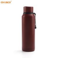 China OKADI 850ml Double Wall travel vacuum insulated stainless steel thermos sports drinking water flask Water Bottle for sale