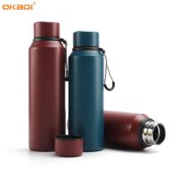 China OKADI 850ml Double Wall travel vacuum insulated stainless steel thermos sports drinking water flask Water Bottle for sale