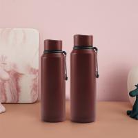 China OKADI 850ml Double Wall travel vacuum insulated stainless steel thermos sports drinking water flask Water Bottle for sale