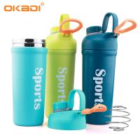 China Gym Sports Stainless Steel Protein Shaker Bottle Metal Custom Wholesale Shake for sale