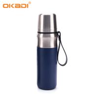 China New Arrival 600ML Bullet Shape Stainless Steel Insulated Thermal Vacuum Flask Outdoor Thermos for sale