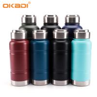China 700ML Vacuum Travel Flask Insulated Thermal 304 Stainless Steel Sports Bottle With Handle for sale
