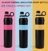 China Vacuum Insulated Stainless Steel Water Bottle, Double Wall Thermos Flask Keeps Water Stay Cold for 24 hours for sale