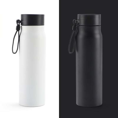 China 520ml Customization Hot Sell Double Wall Stainless Steel Vacuum insulated Sports Water Bottle Metal Thermos Flask With Rope for sale
