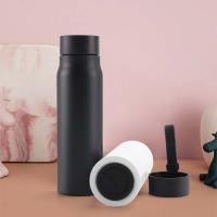 China 520ml Customization Hot Sell Double Wall Stainless Steel Vacuum insulated Sports Water Bottle Metal Thermos Flask With Rope for sale